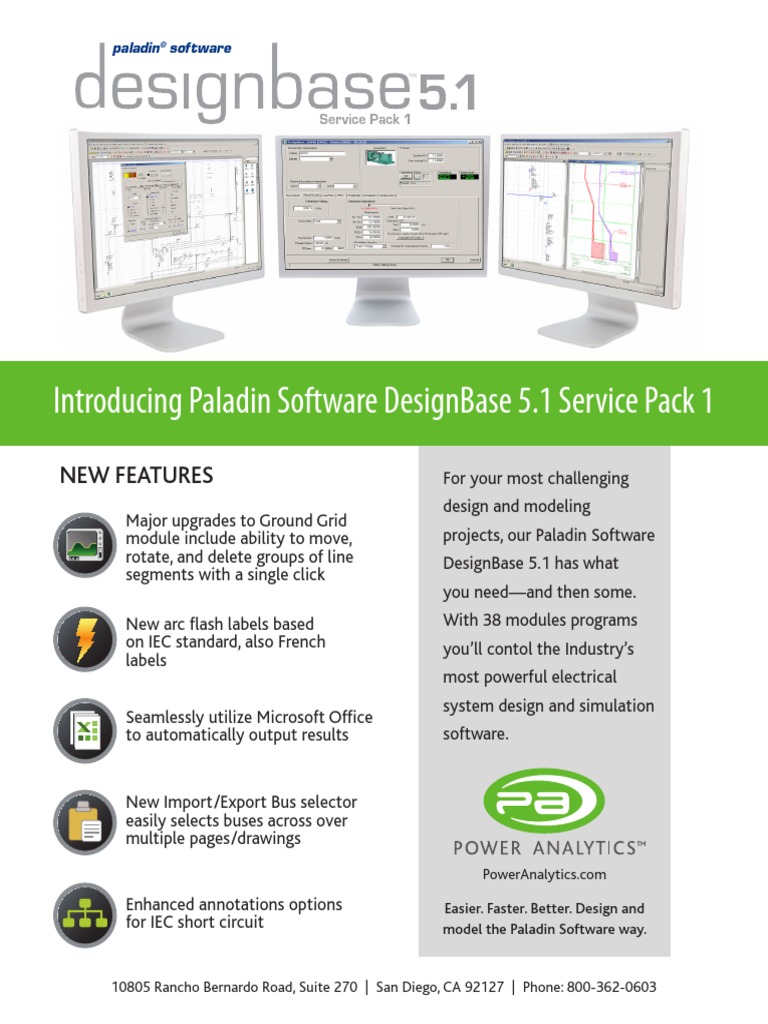 DesignBase 5.1 Product Brief | PDF | Electric Power Transmission ...