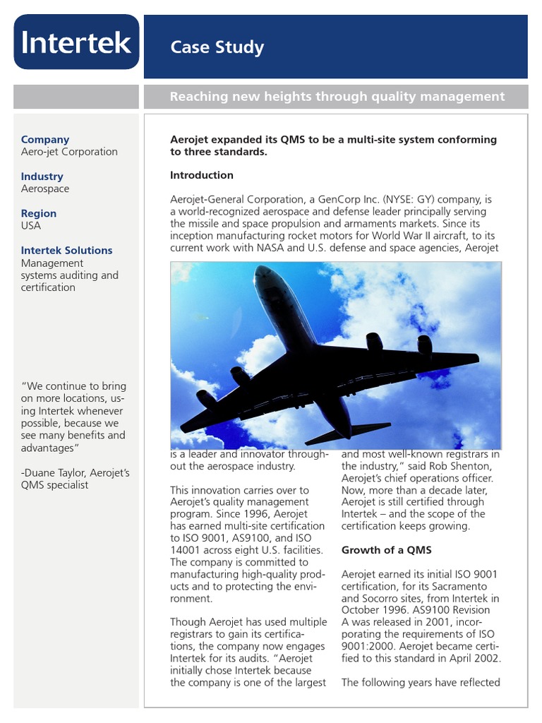 Aero-Jet Case Study | Download Free PDF | Business | Aerospace