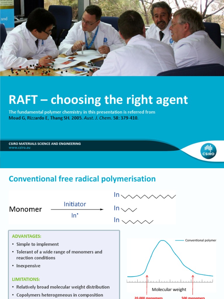 RAFT Choosing The Right Agent | PDF | Polymerization | Polymers