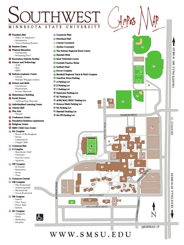 Smsu Map | PDF