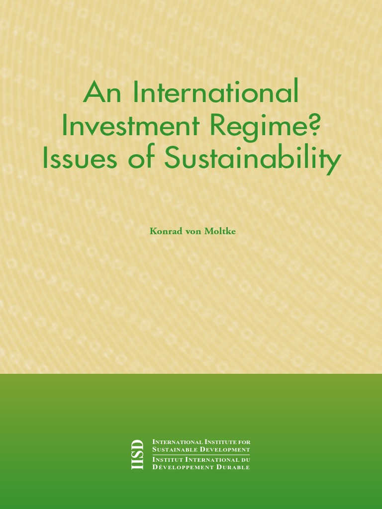 International Investment Regime | PDF | Multilateral Investment ...