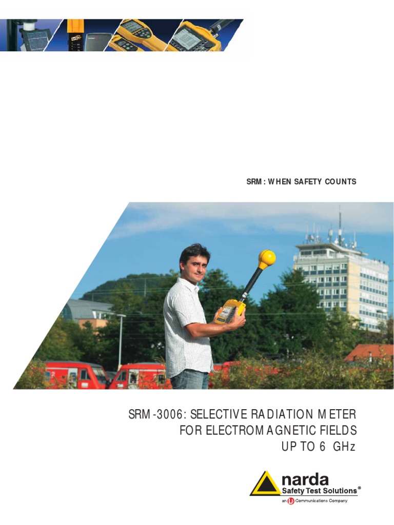 Srm-3006: Selective Radiation Meter For Electromagnetic Fields Up To 6 GHZ | PDF | Spectral ...