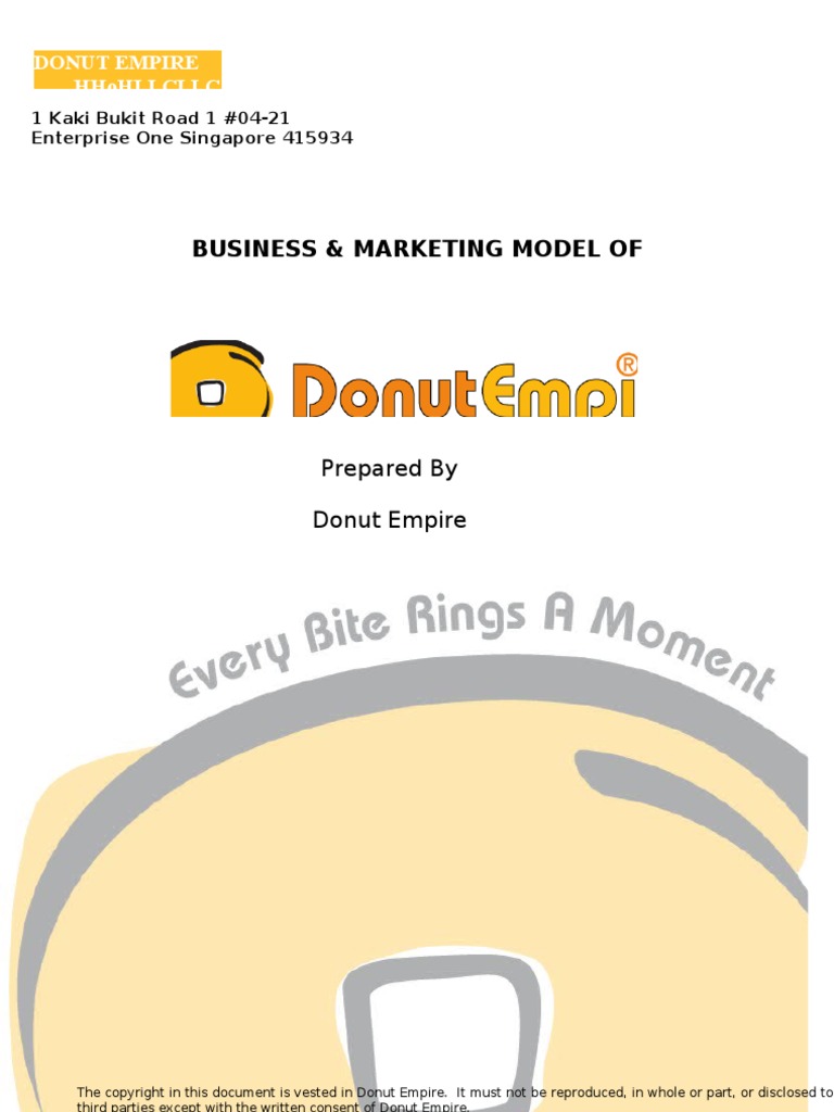 Donut Empire BUSINESS Model Presentation2 | PDF | Doughnut | Drink