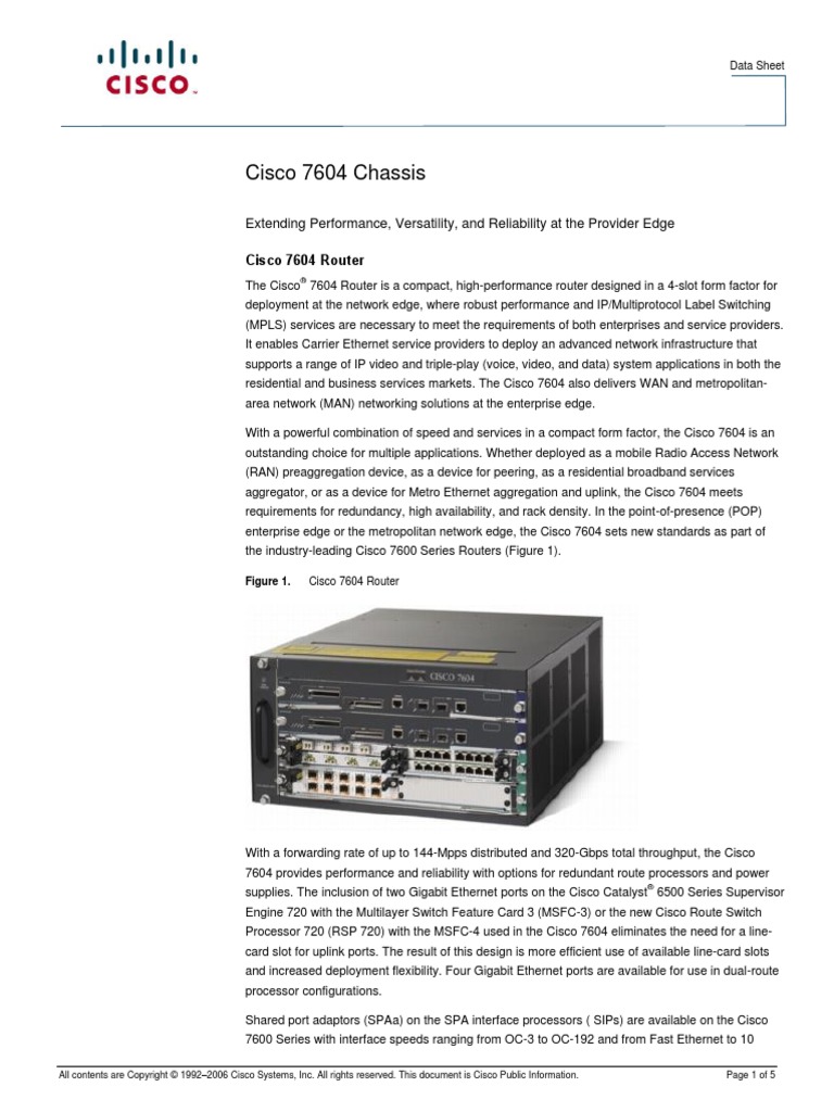 Product Data Sheet0900aecd8027cc3e | PDF | Cisco Systems | Computer Network