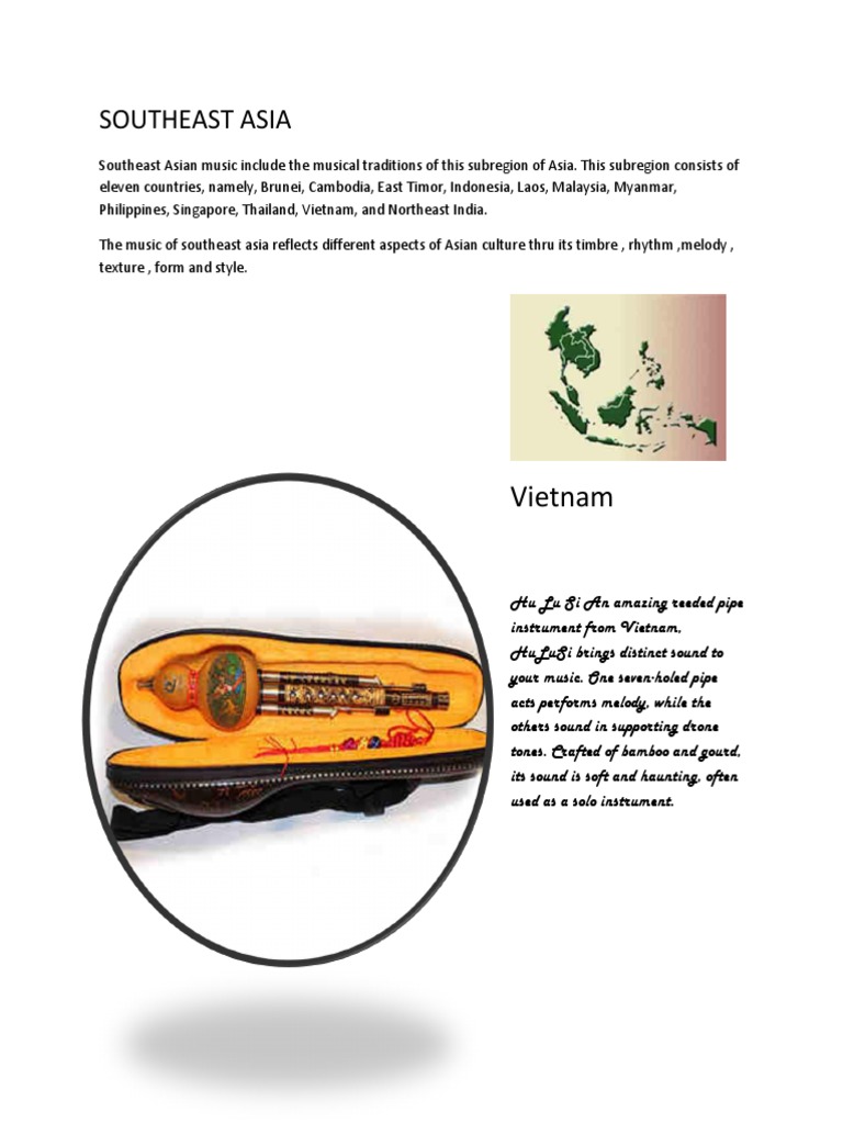 Southeast Asia | PDF | Southeast Asia | Musical Instruments