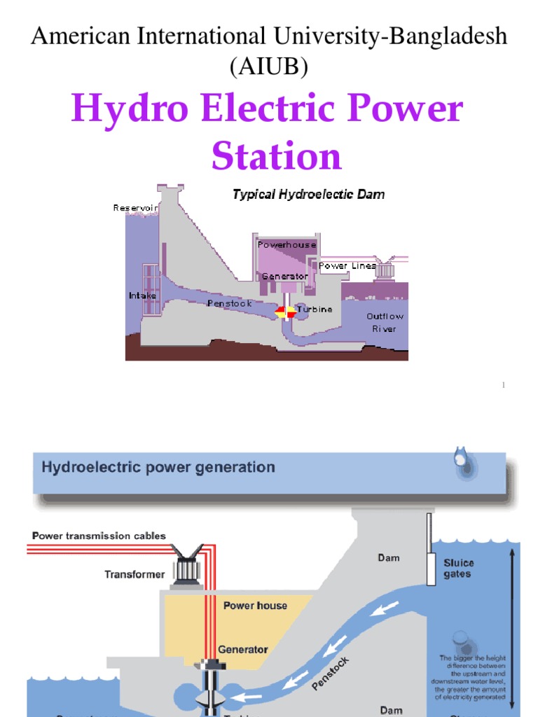Hydro Power Presentation | PDF | Hydroelectricity | Power Station