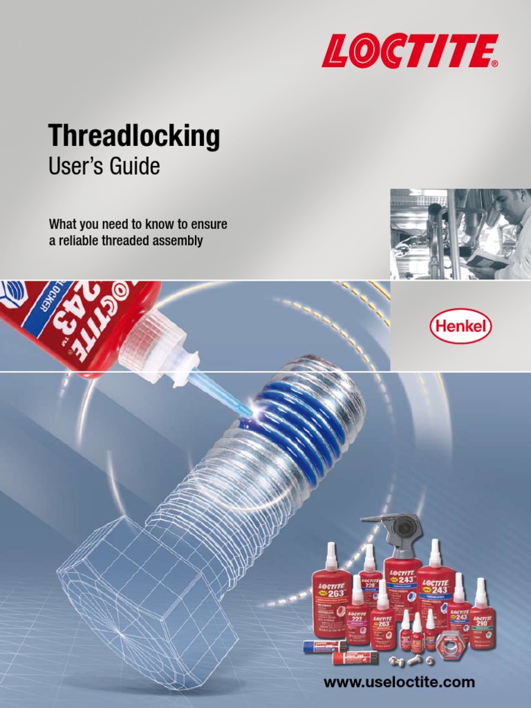 Loctite Threadlocking Guide | PDF | Nut (Hardware) | Screw