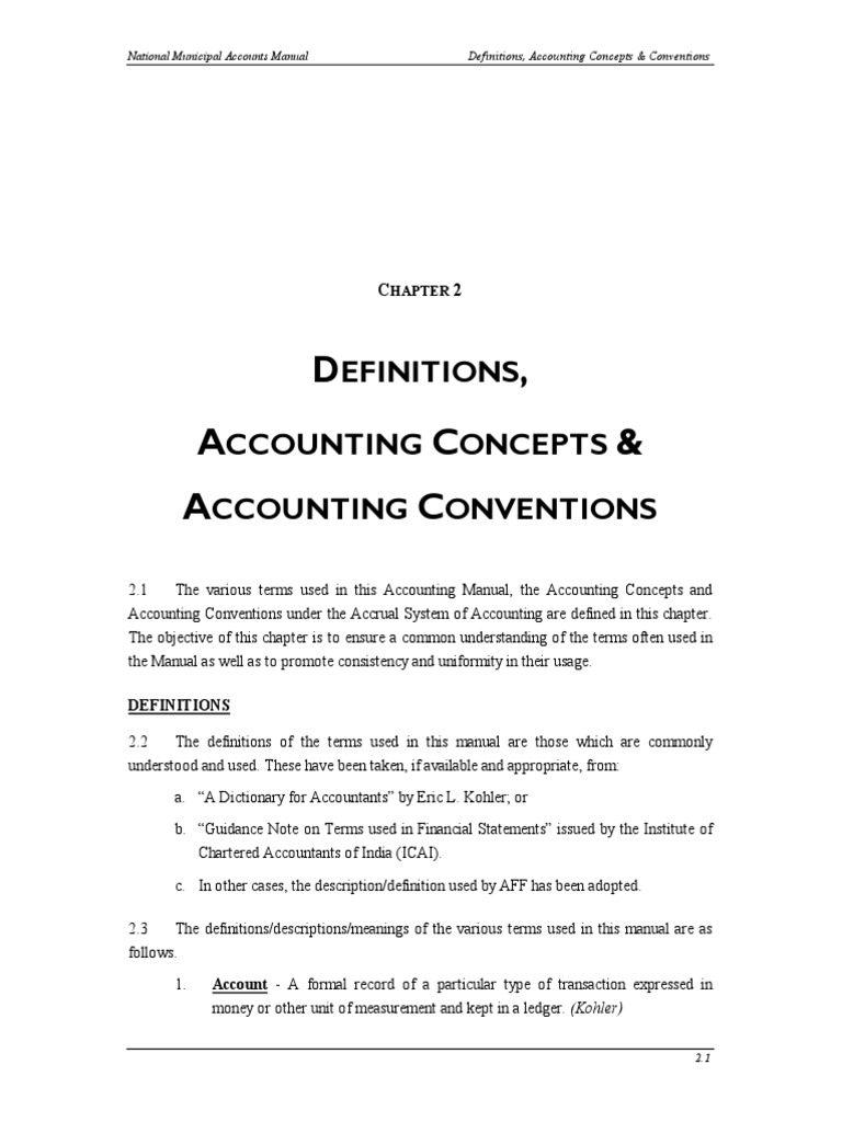 Accounting Concepts and Conventions | PDF