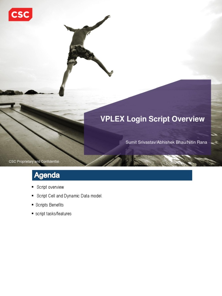 VPLEX Login Script V1 0 | PDF | Scripting Language | Proprietary Software