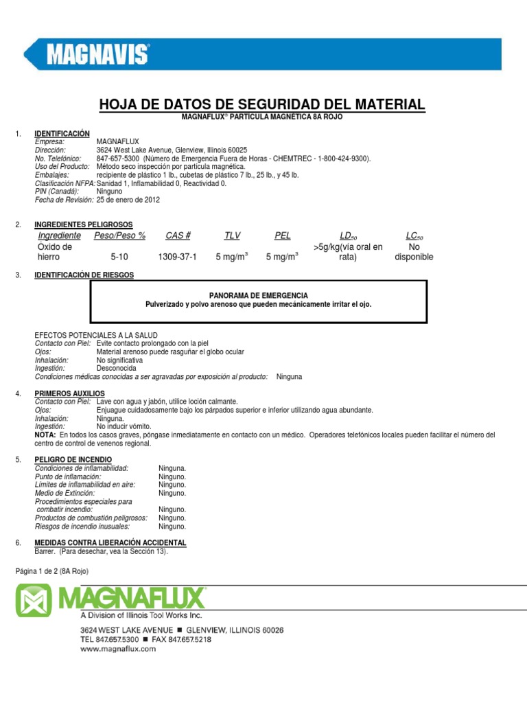 Particulas Magneticas Secas #8a Red | PDF | Residuos | Agua