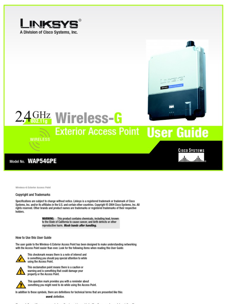 Wireless-: Exterior Access Point | PDF | Wireless Access Point ...
