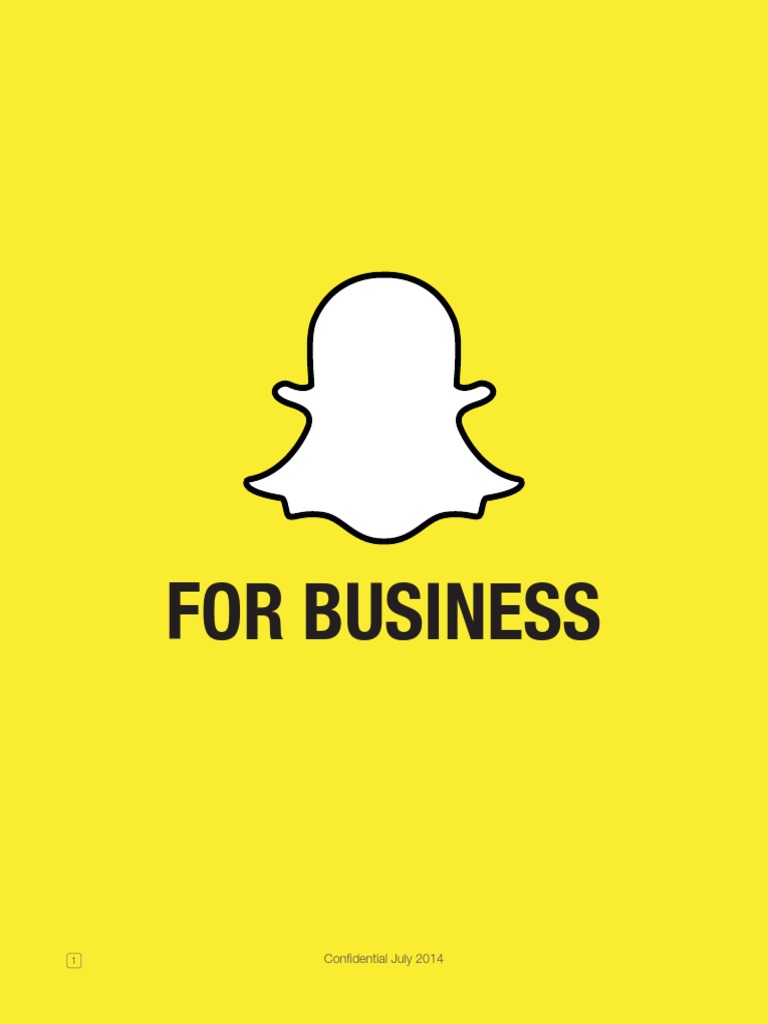 Snapchat Business Deck | PDF | Snapchat | Communication