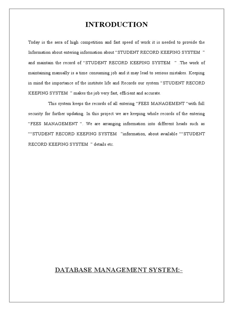 Database Management System | PDF | Microsoft Access | Databases