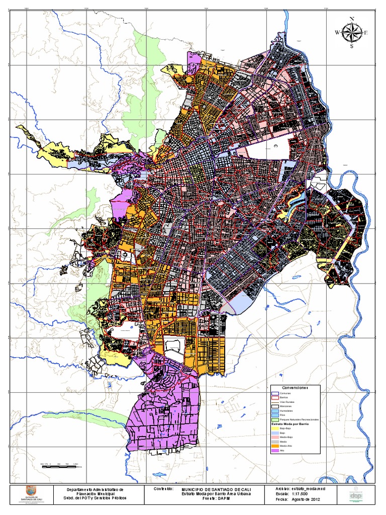 Mapa de Barrios y Comunas de Cali | PDF | Colombia | Violencia