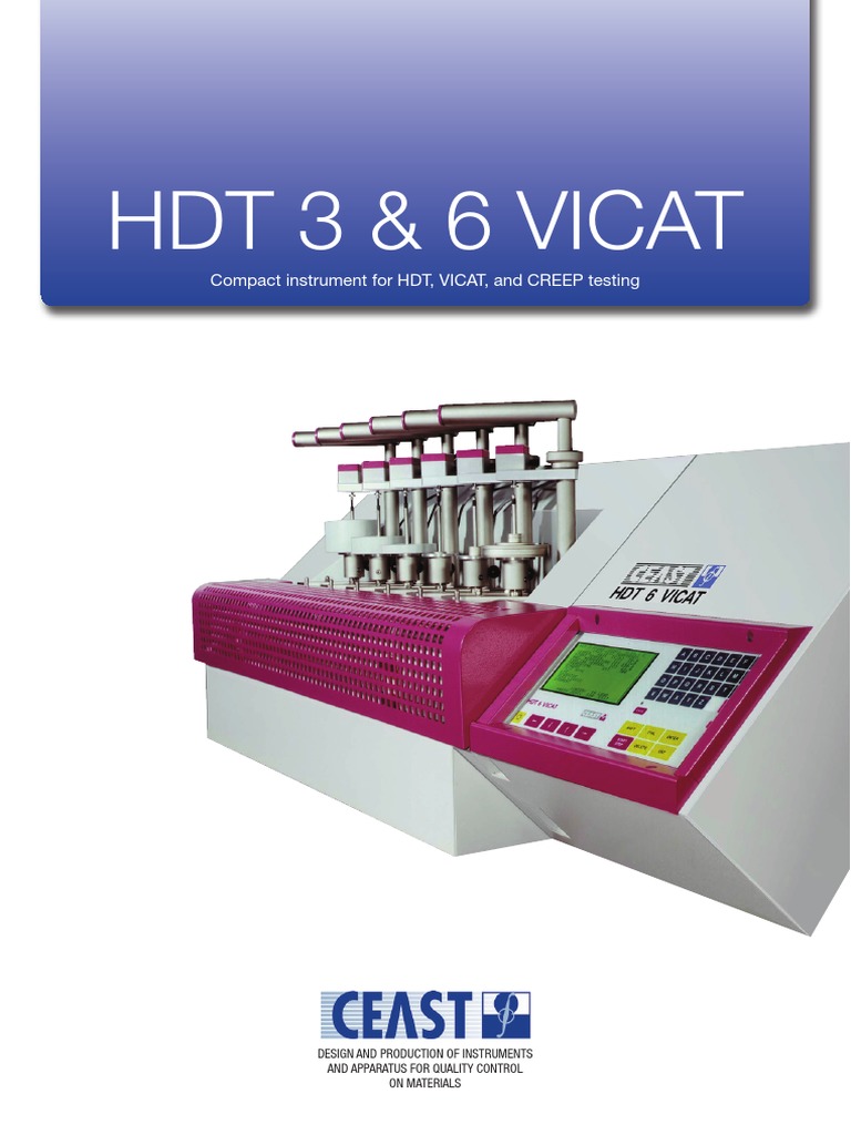 HDT 3-6 Vicat GB-AP911-06 | PDF | Personal Computers | Temperature