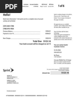 Spectrum Bill Monthly | PDF | Cheque | Fee