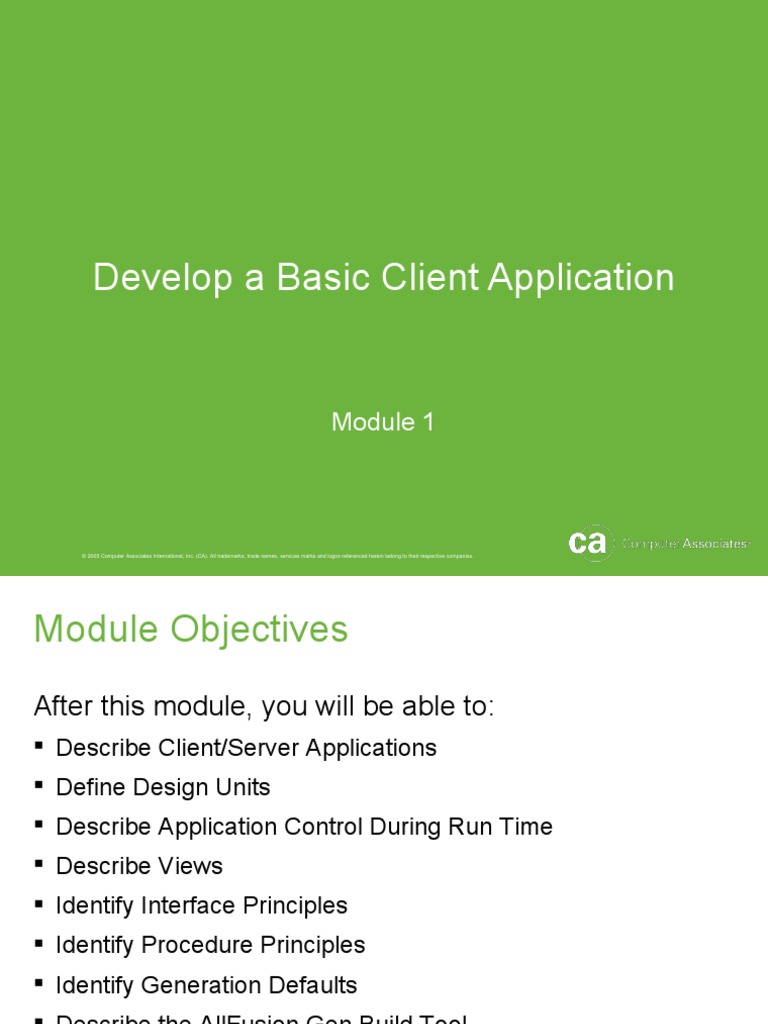 Develop A Basic Client Application | PDF | Graphical User Interfaces ...