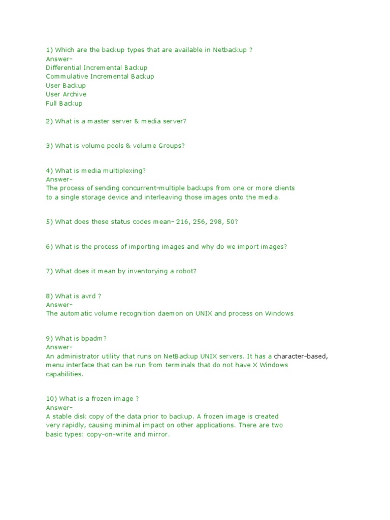 Netbackup Questions | PDF