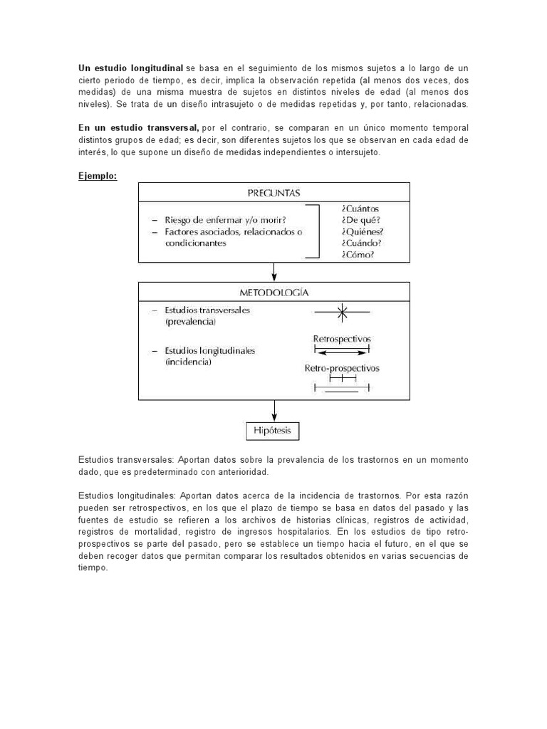 Un Estudio Longitudinal | PDF | Muestreo (Estadísticas) | Métodos de ...