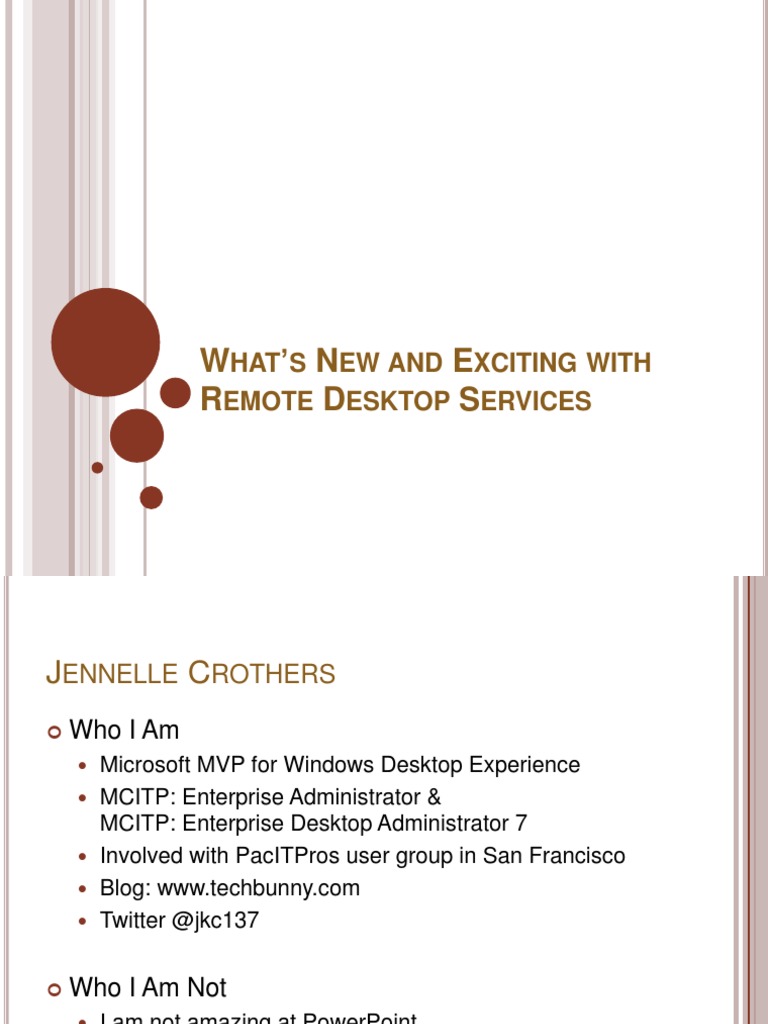 Remote Desktop Services | PDF | Remote Desktop Services | Microsoft Software