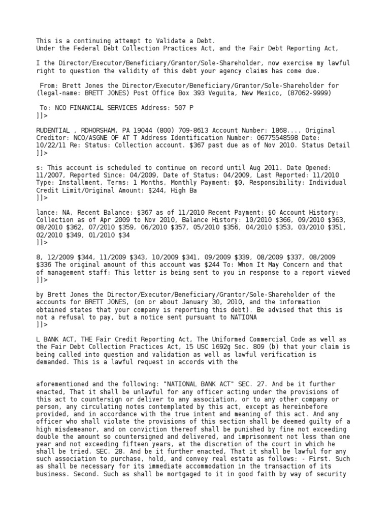 Legal Potential Power Letters | PDF | Credit | Finance & Money Management