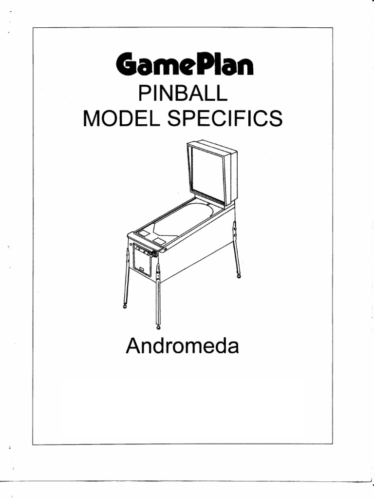 Gameplan Andromeda Manual Model 850 | PDF