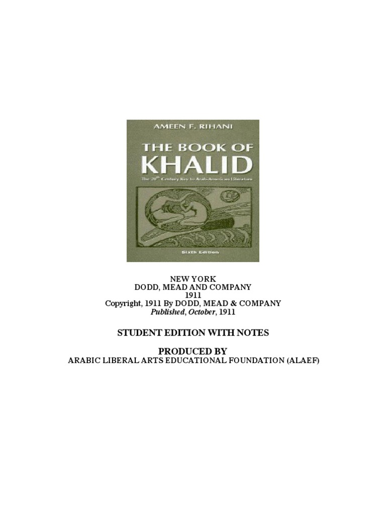 The Book of Khalid Intro | PDF | Religion And Belief