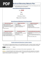 Behavior Reflection Sheet Template | PDF | Self-Improvement