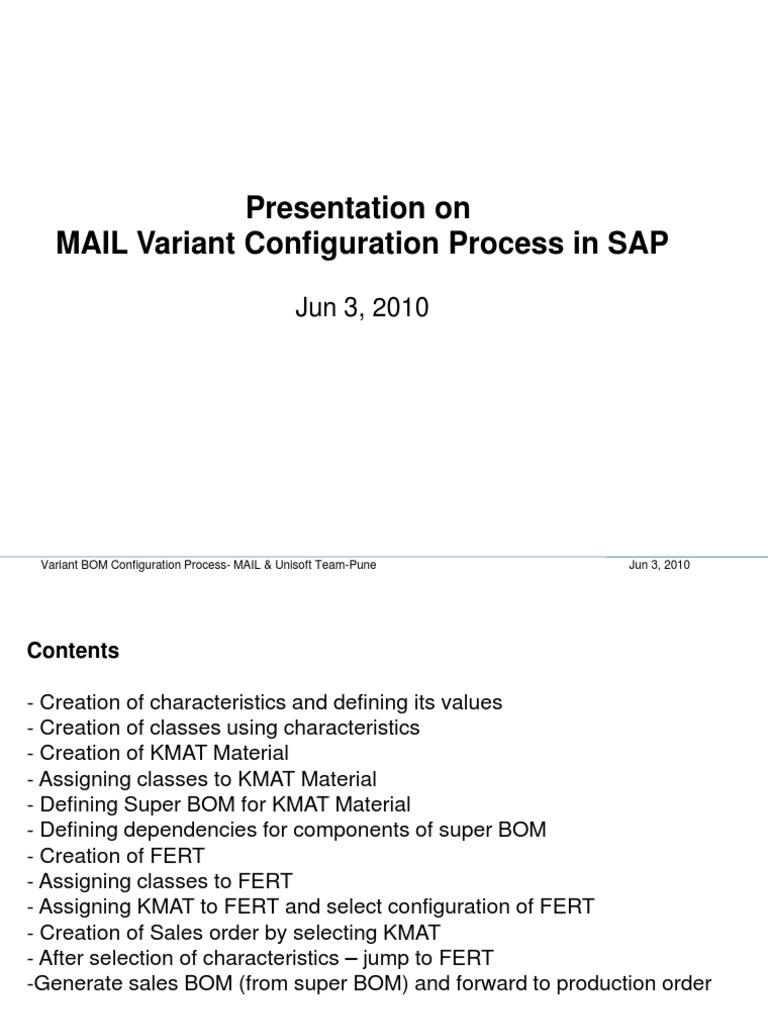 Variant Configuration Process | PDF | Electrical Engineering | Computing