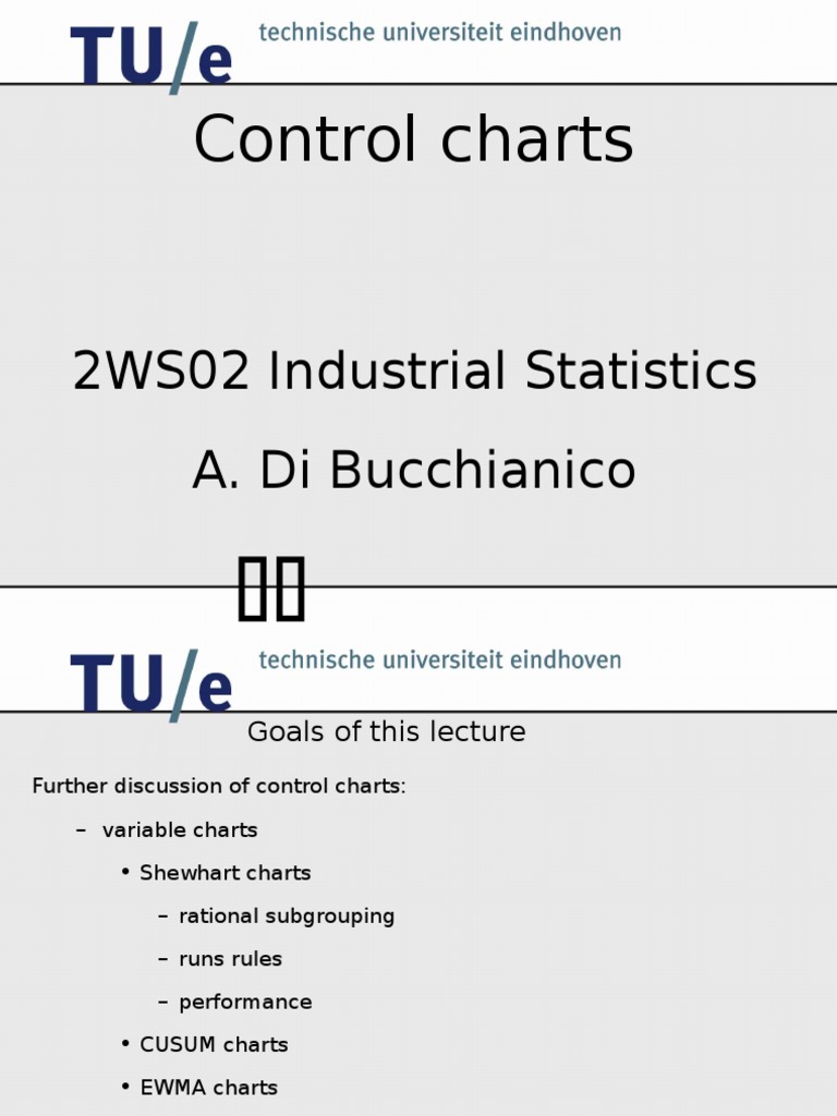 Control Charts | PDF | Descriptive Statistics | Quality