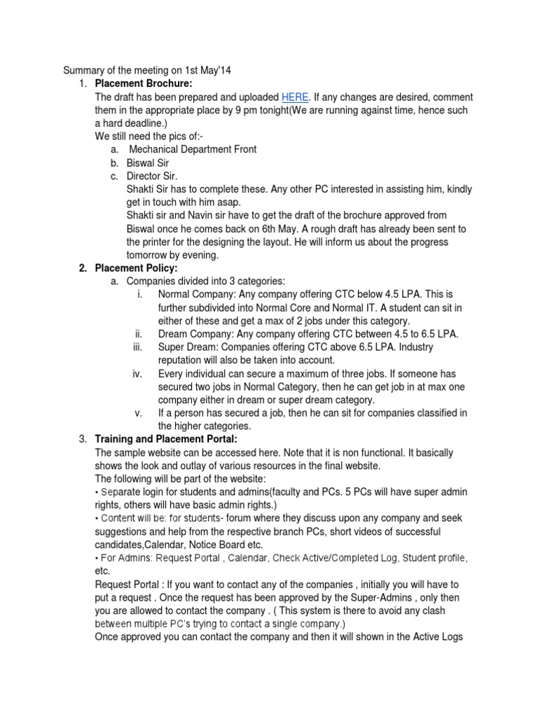 Placement Policy | Download Free PDF | Computing | Computing And ...