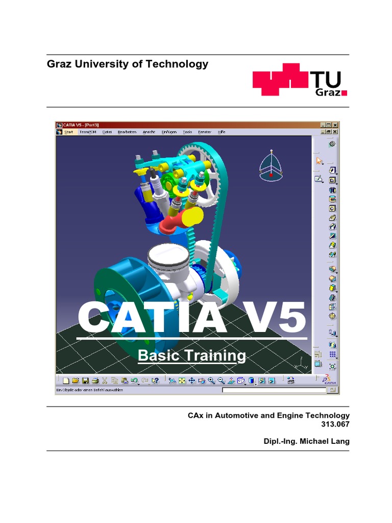 Catia v5 Basic Training English Cax 2012 | PDF | Button (Computing ...