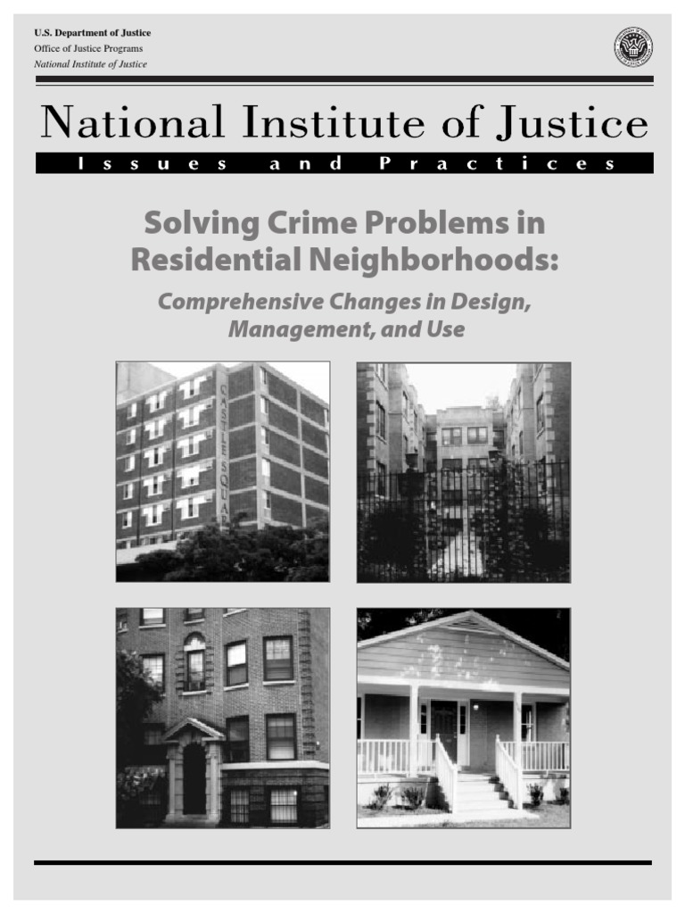 Solving Crime Neiborhoods | PDF | Crime Prevention | Criminal Justice