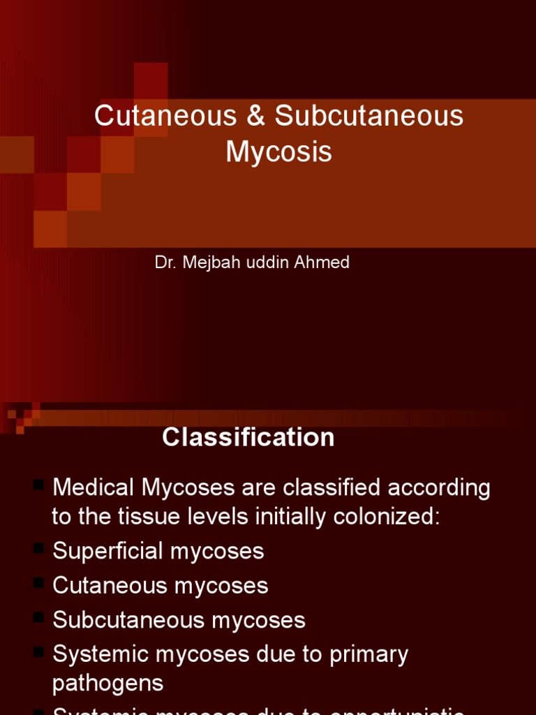 Superficial Mycosis | PDF | Dermatology | Skin