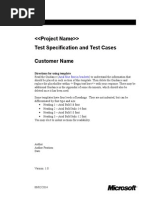 Unit Test Plan Template | PDF | Unit Testing | Information Technology ...