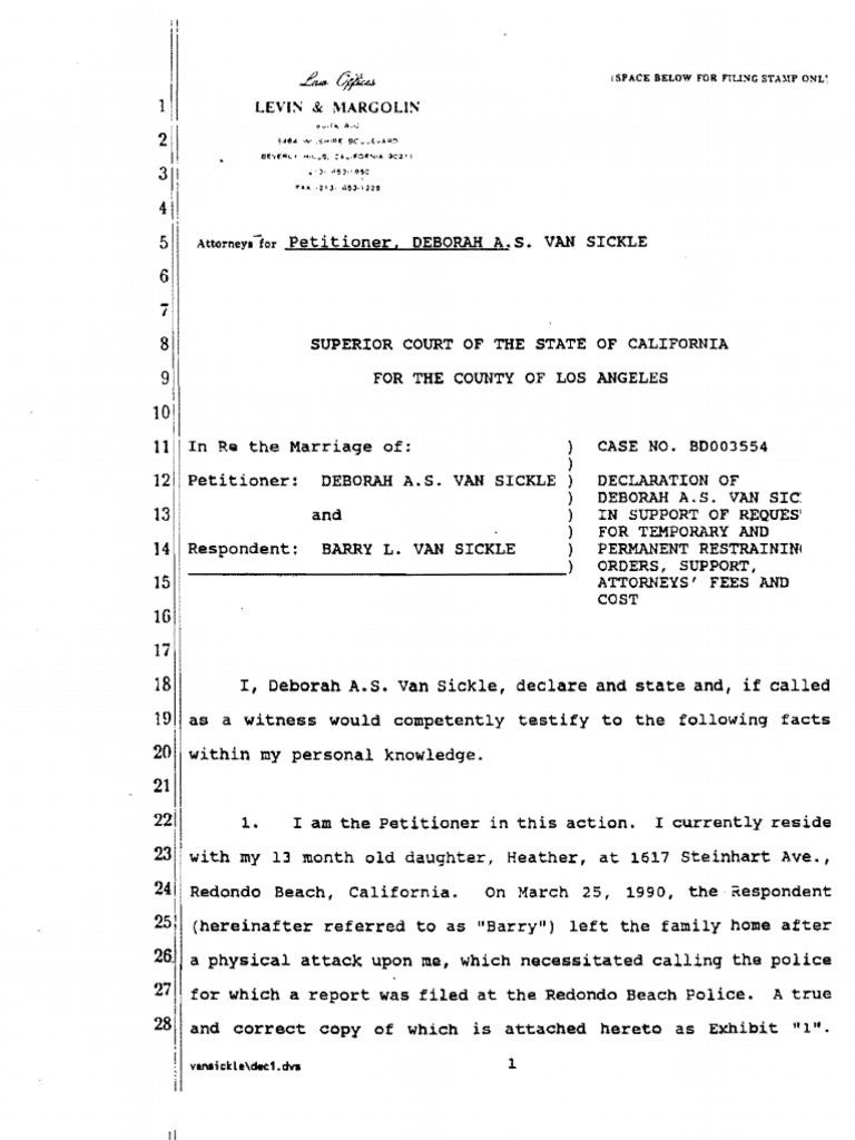 Barry Van Sickle Divorce | PDF | Internal Revenue Service | Loans