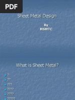 Sheetmetal Design Guidelines | PDF | Sheet Metal | Metalworking
