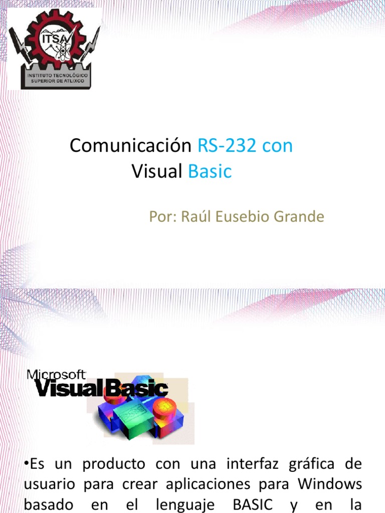 Comunicación RS-232 en Visual Basic | PDF