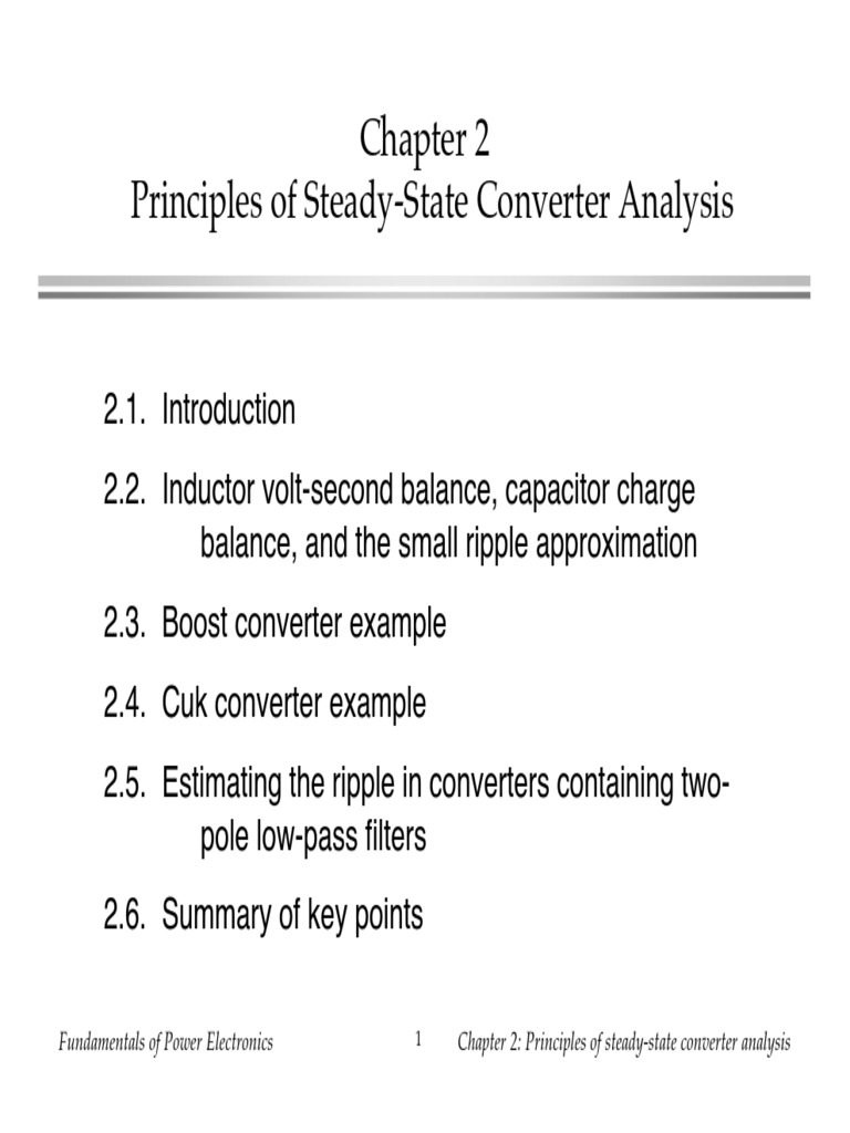 Erickson Slides DC-DC CCM | PDF | Power Electronics | Electricity