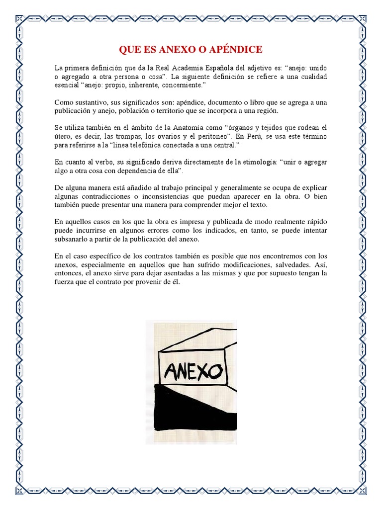Que Es Anexo o Apéndice | PDF | Bibliografía | Ciencia cognitiva