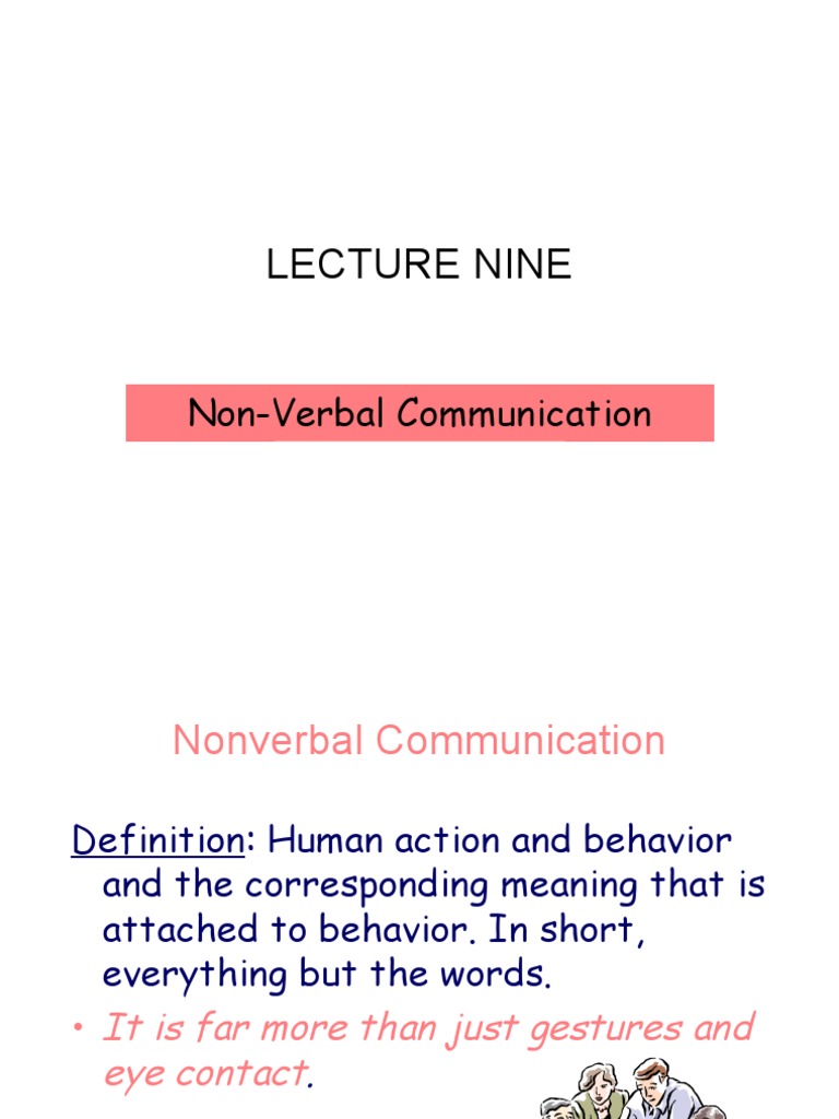 Chapter 9 | PDF | Nonverbal Communication | Communication