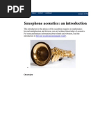 Saxophone Multiphonics