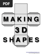 3D Castle Geometry Project Guide | PDF | Area | Shape