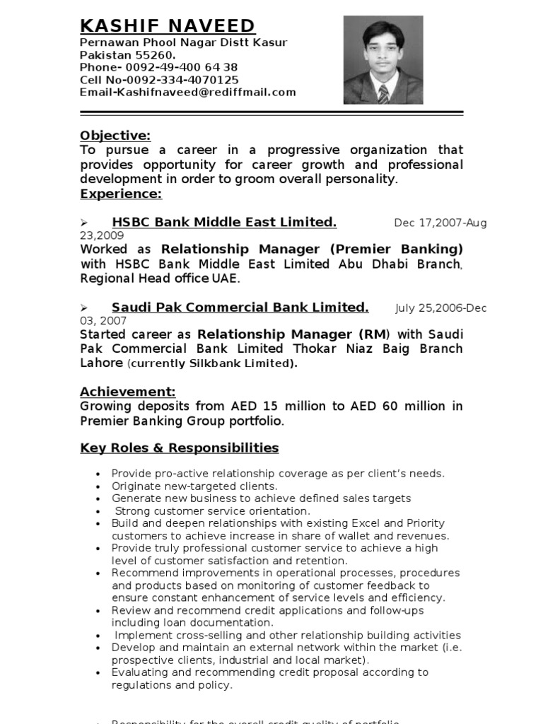 2 HSBC CV New | PDF | Regulatory Compliance | Customer Service