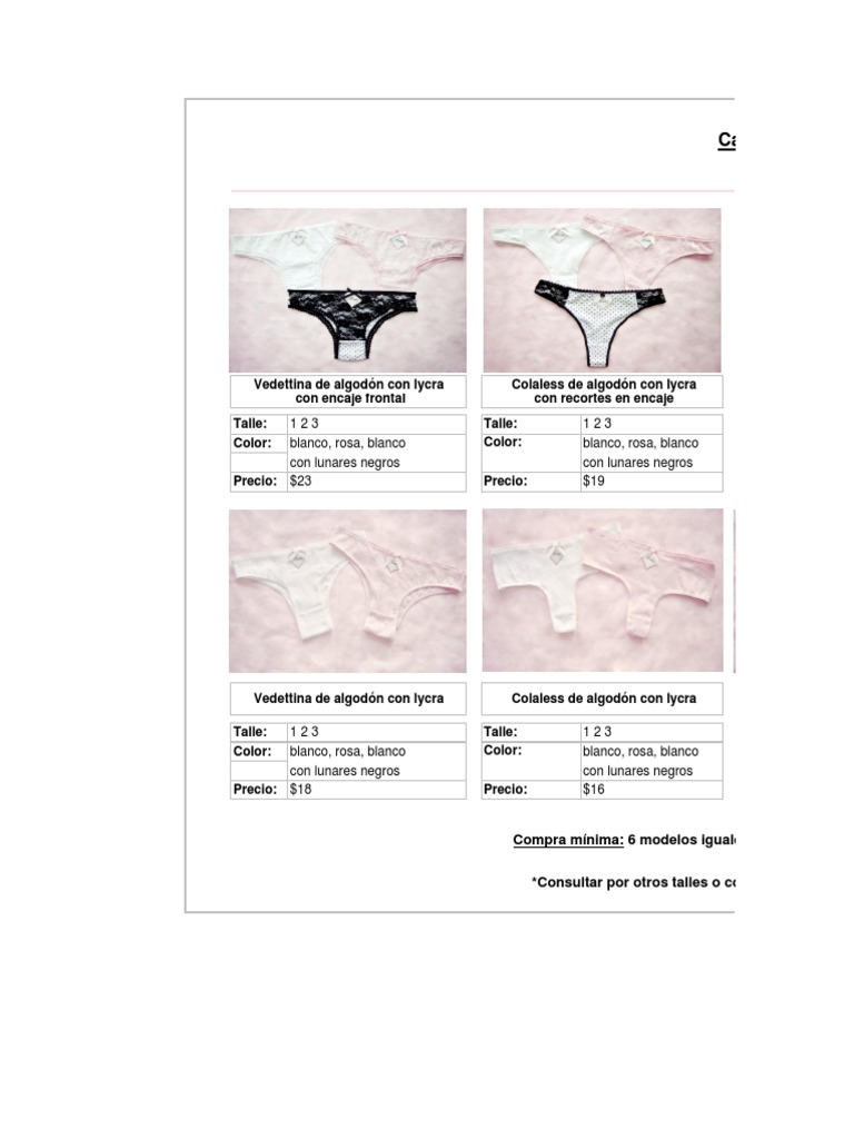 Catálogo de Lencería Mimi 2014 | PDF | Textiles | Ropa