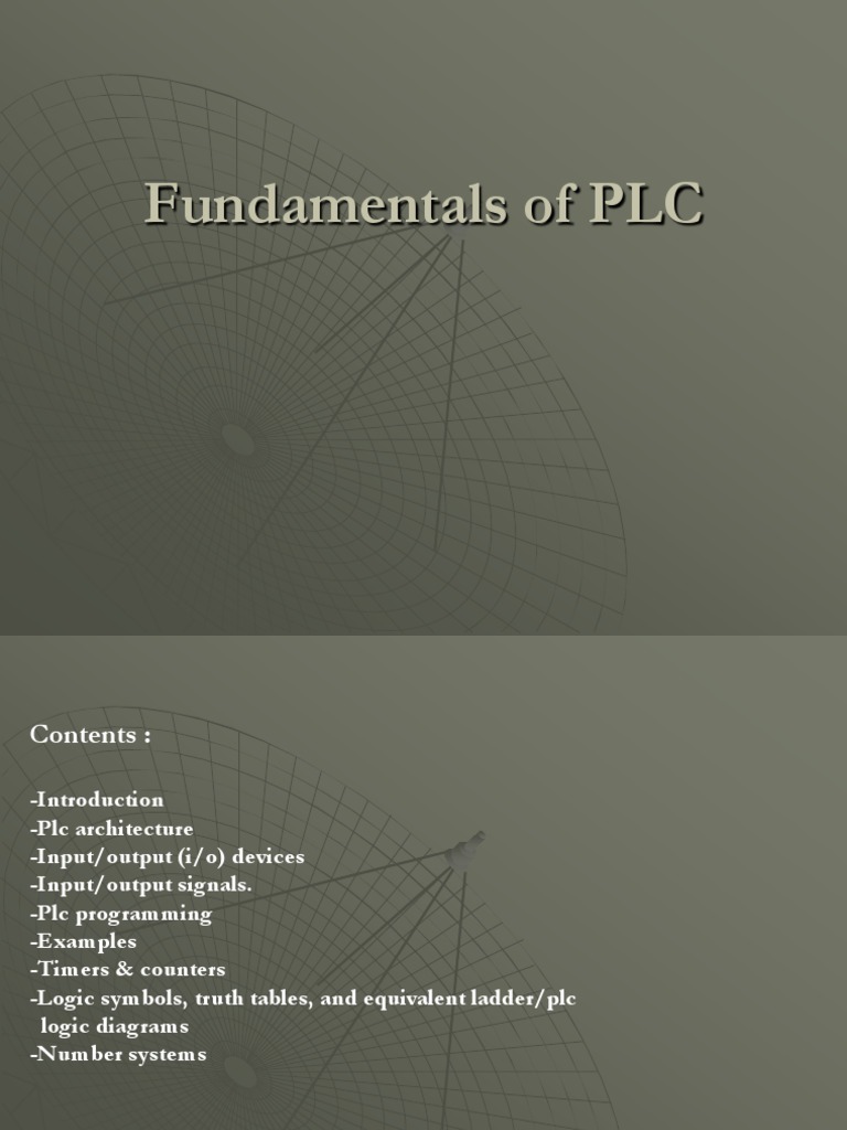 Fundamentals of PLC Final | PDF | Programmable Logic Controller | Binary Coded Decimal
