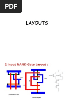 VLSI Layout & Stick Diagram | PDF | Mosfet | Electronic Circuits