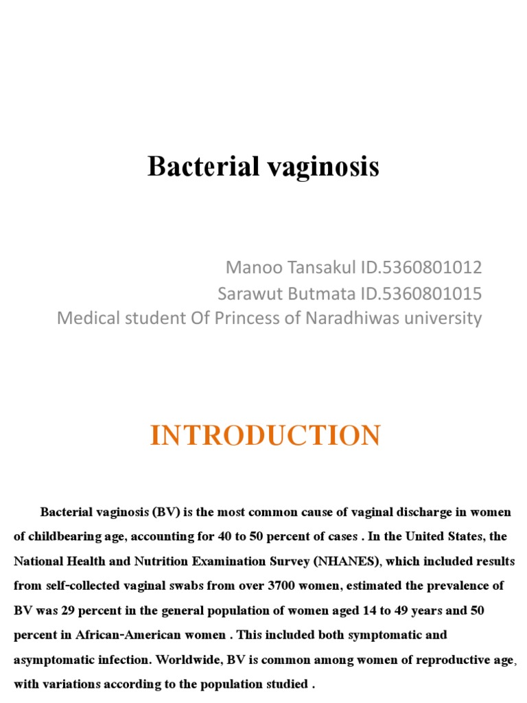 Bacterial Vaginosis | PDF | Public Health | Health Sciences