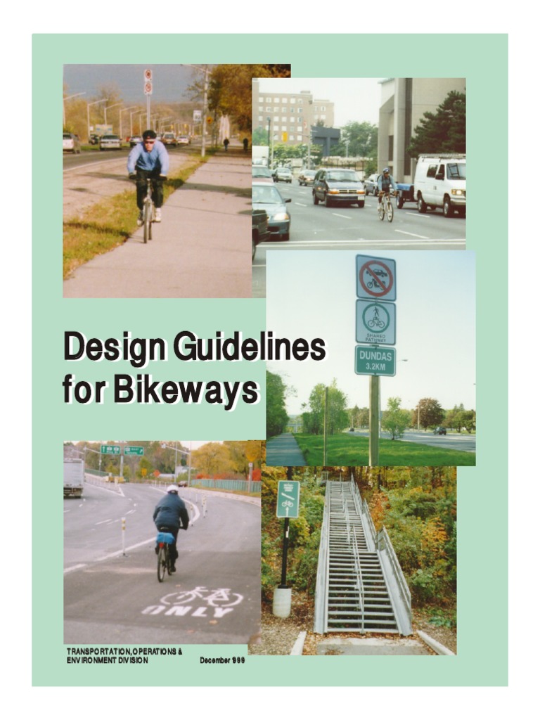 Design Guide for Bike Ways | Cycling Infrastructure | Lane | Free 30 ...