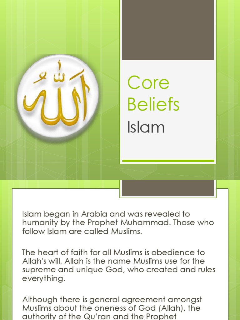 core beliefs islam-2 | Shia Islam | Sunni Islam